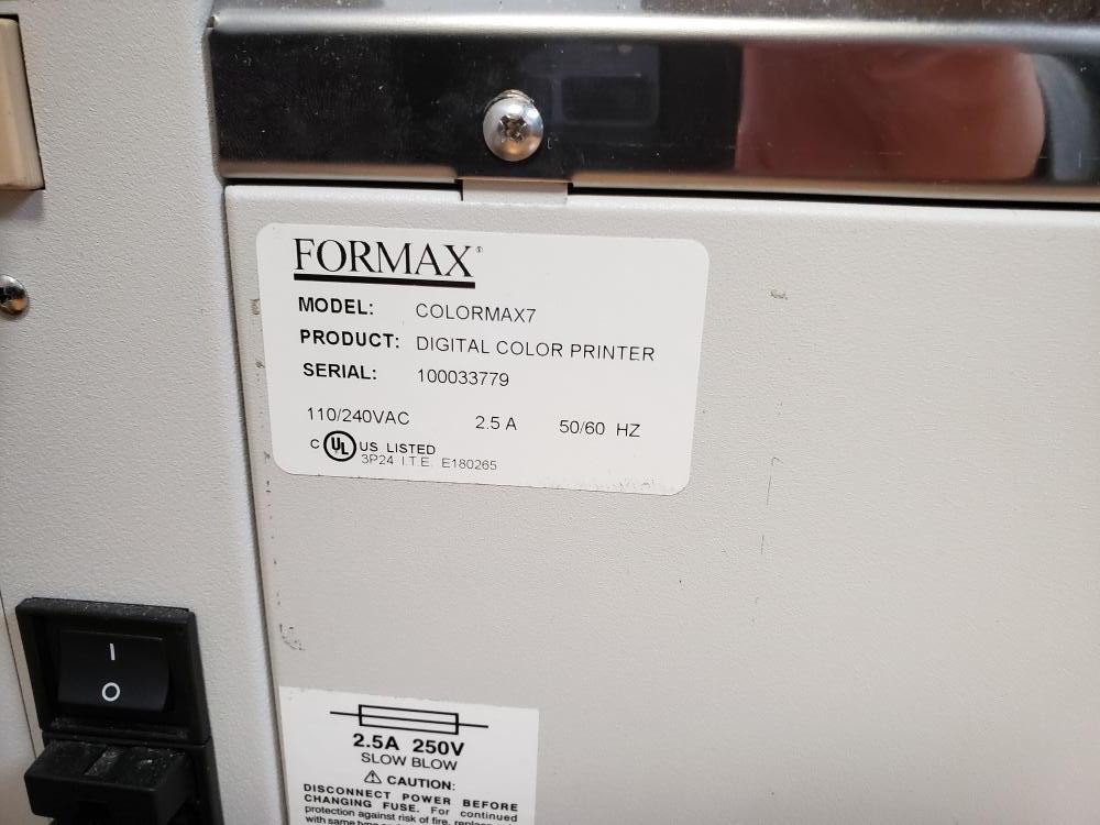Lot #39: Formax Colormax 7 Memjet Tech Digital Full color sheet, NCR ...